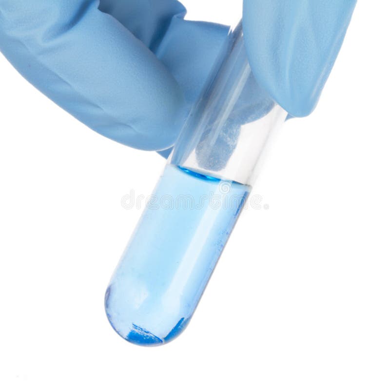 Test Tube with White Powder Stock Photo - Image of laboratory, white ...