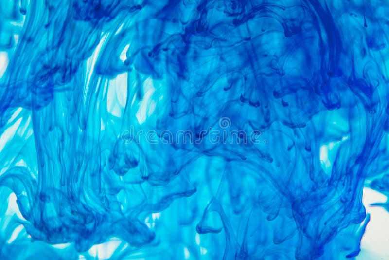 Blue liquid in water stock photo. Image of color, flame - 48344498