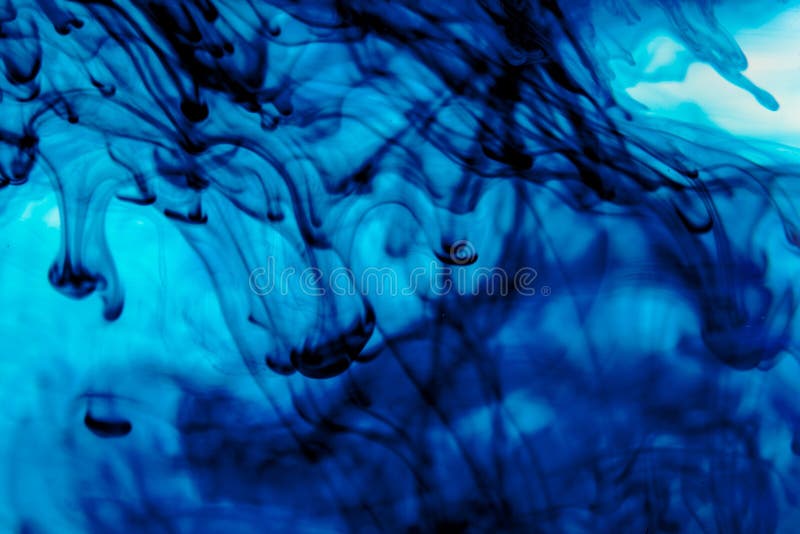 Blue liquid in water stock photo. Image of aqua, colour - 53127974