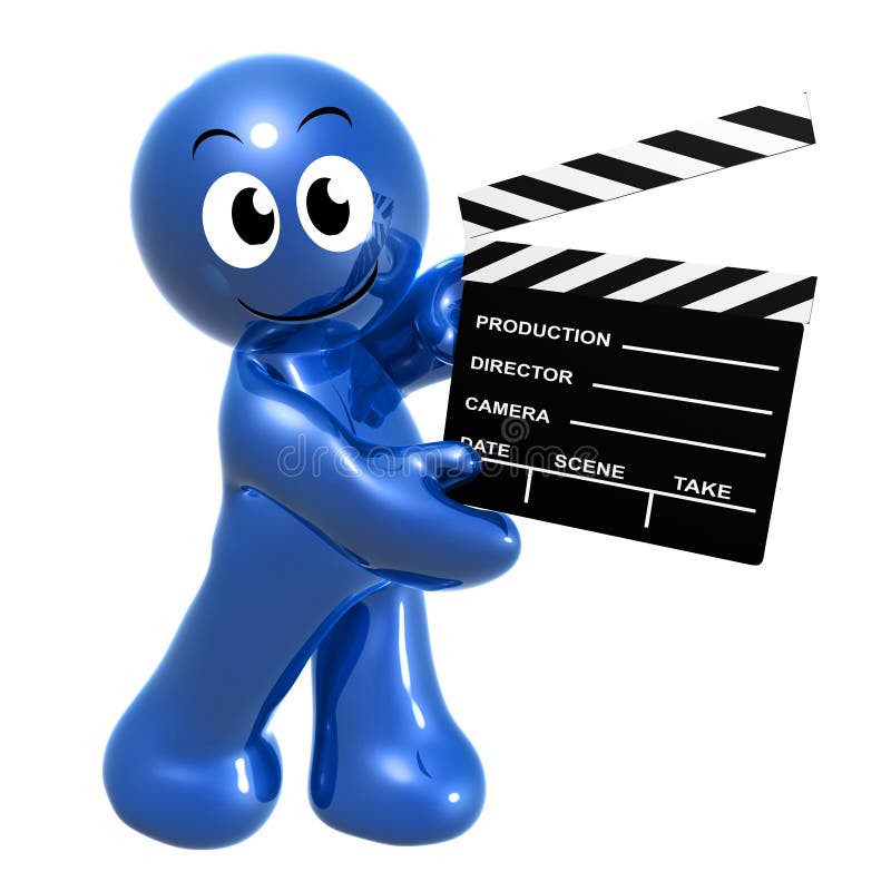 Movie Director Shouting Cut Stock Illustration - Illustration of edit ...