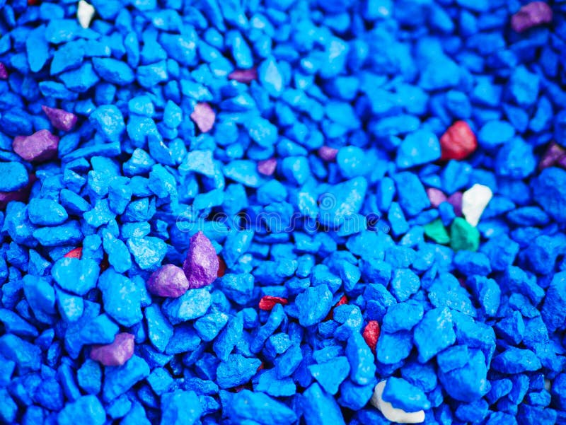 Blue Little Pebbles. the Background Consists of Small Blue Pebbles ...