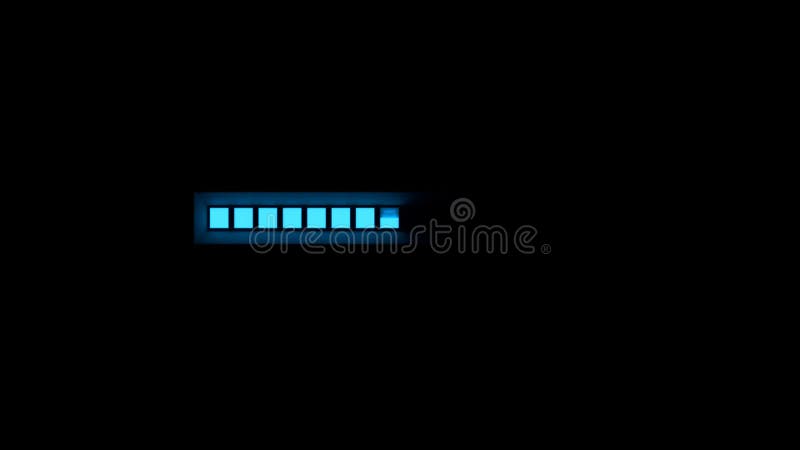 Blue Loading Bar, Modern Concept Sign, Progress Screen. Stock Video ...