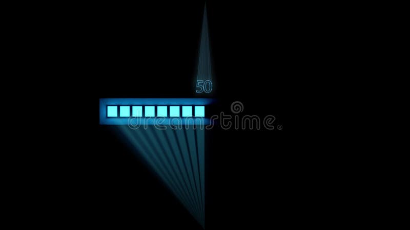 Blue Loading Bar, Modern Concept Sign, Progress Screen. Stock Footage ...