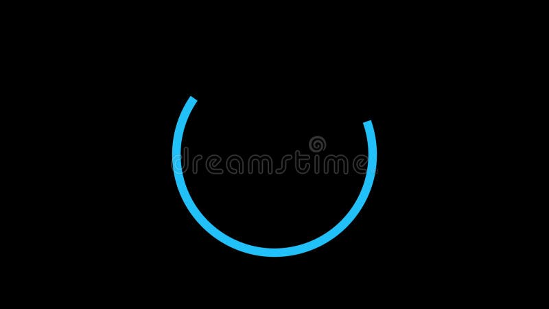 Loading Graphic on Monitor Side View Stock Footage - Video of site ...