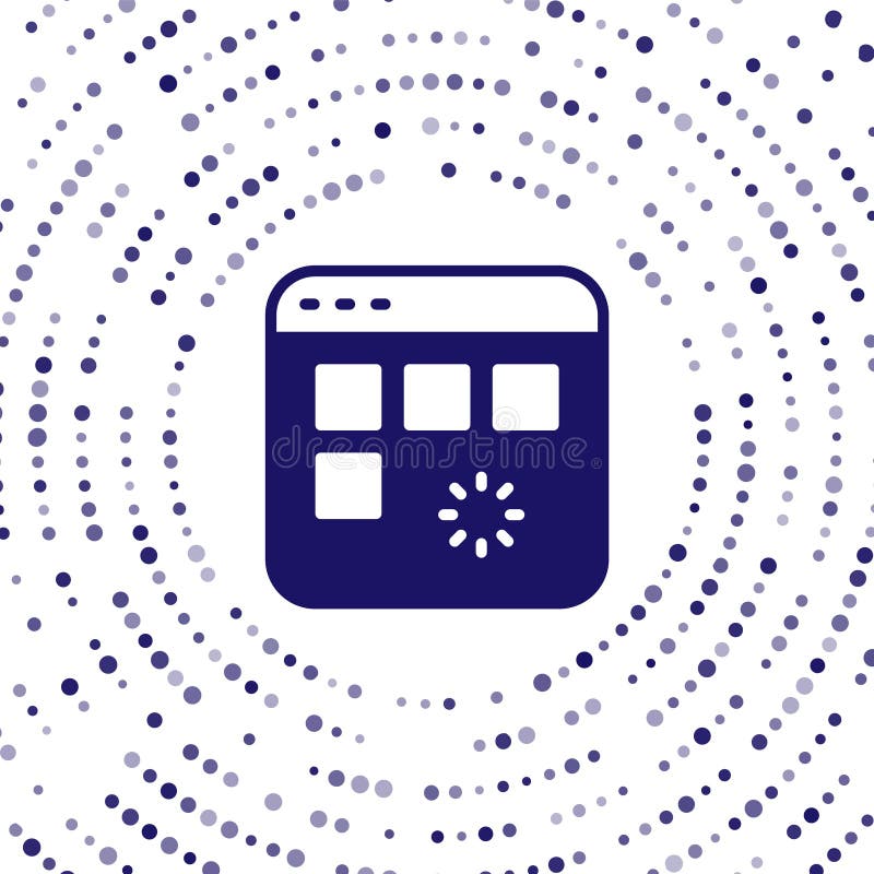 Blue Loading Page Icon Stock Illustrations – 896 Blue Loading Page Icon ...