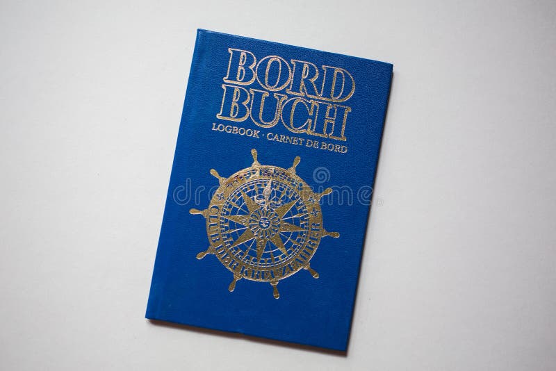 Blue log book of seafaring stock image. Image of seafaring - 188443077