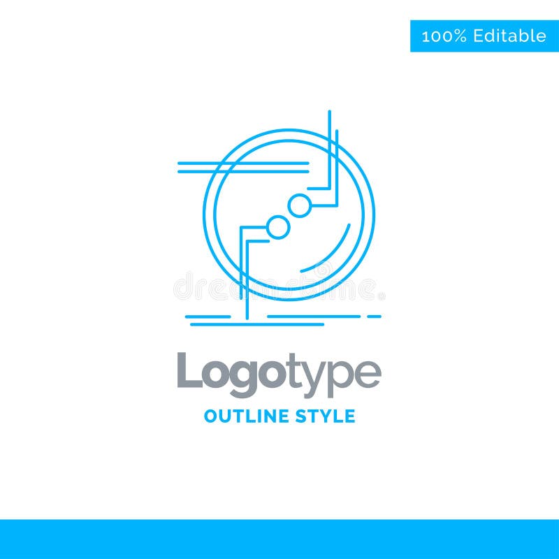 Blue Logo Design for Chain, Connect, Connection, Link, Wire. Bus Stock ... Blue Logo Design for Chain, Connect, Connection, Link, Wire. Bus Stock ...