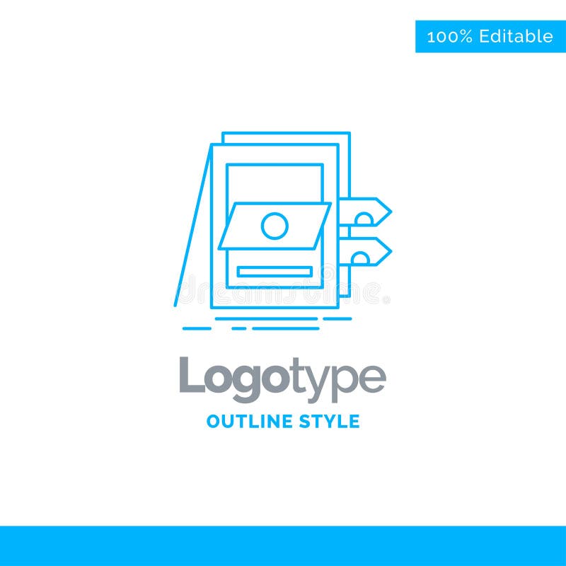 Blue Logo Design for POS, Accounting, Sale, System, Files. Busin Stock ... Blue Logo Design for POS, Accounting, Sale, System, Files. Busin Stock ...