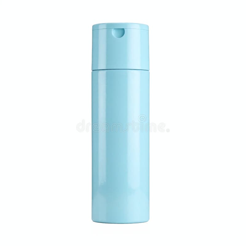 Blue Lotion Bottle with Flip Cap Transparent Background Clipping Path ...