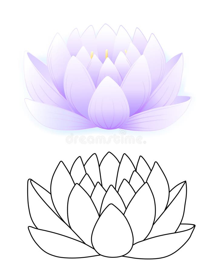Blue Lotus Vector
