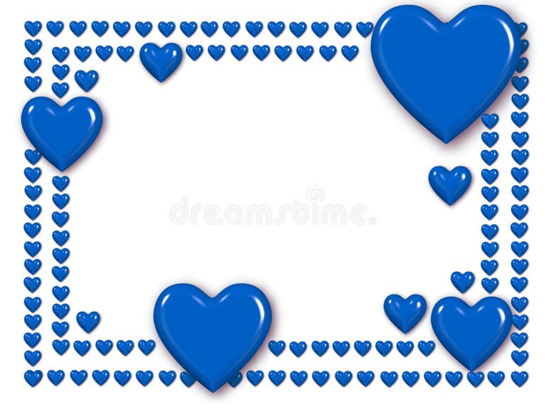 Blue Hearts Frame Stock Illustrations – 8,970 Blue Hearts Frame Stock ...