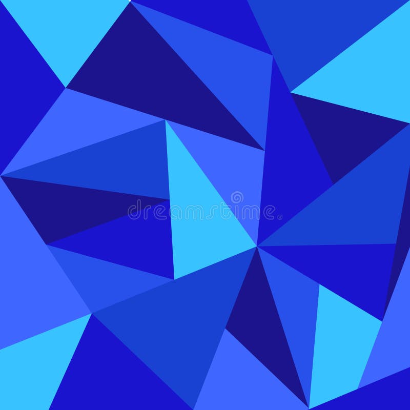 Blue Low Poly Colourful Texture Background, Vector Illustration Stock ...