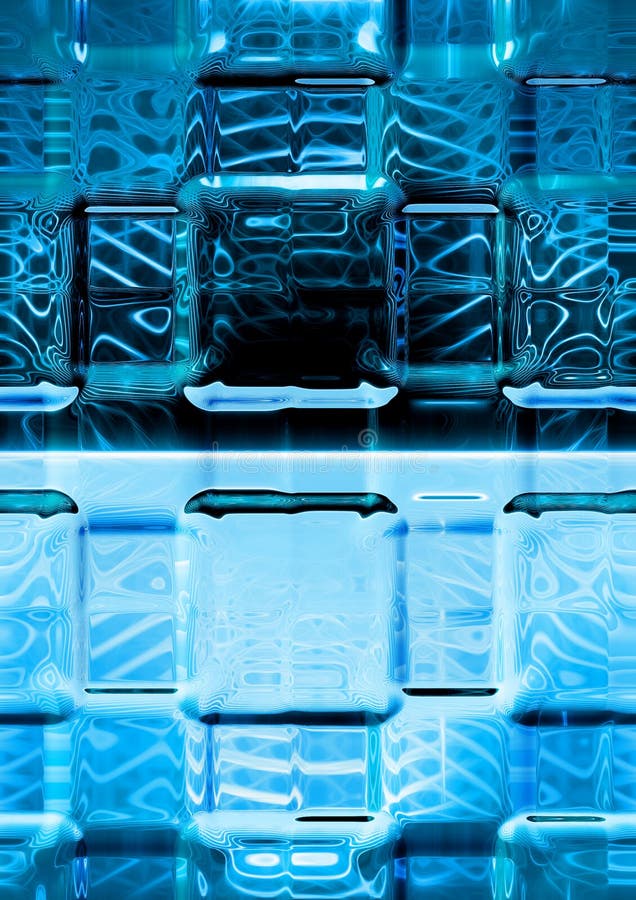 Blue luminescence glass stock illustration. Illustration of glass - 7686365