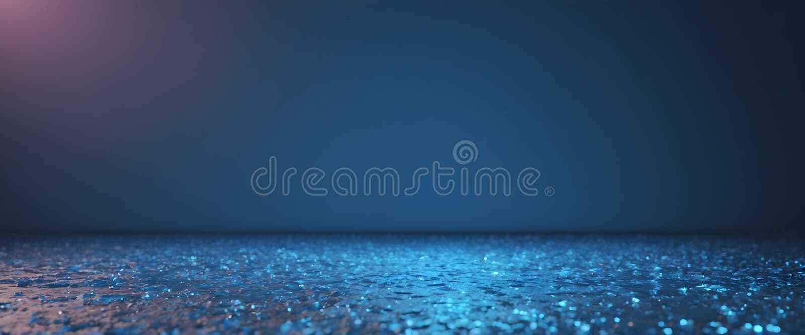 Blue Abstract Elegant Panoramic Background Design Stock Illustration ...