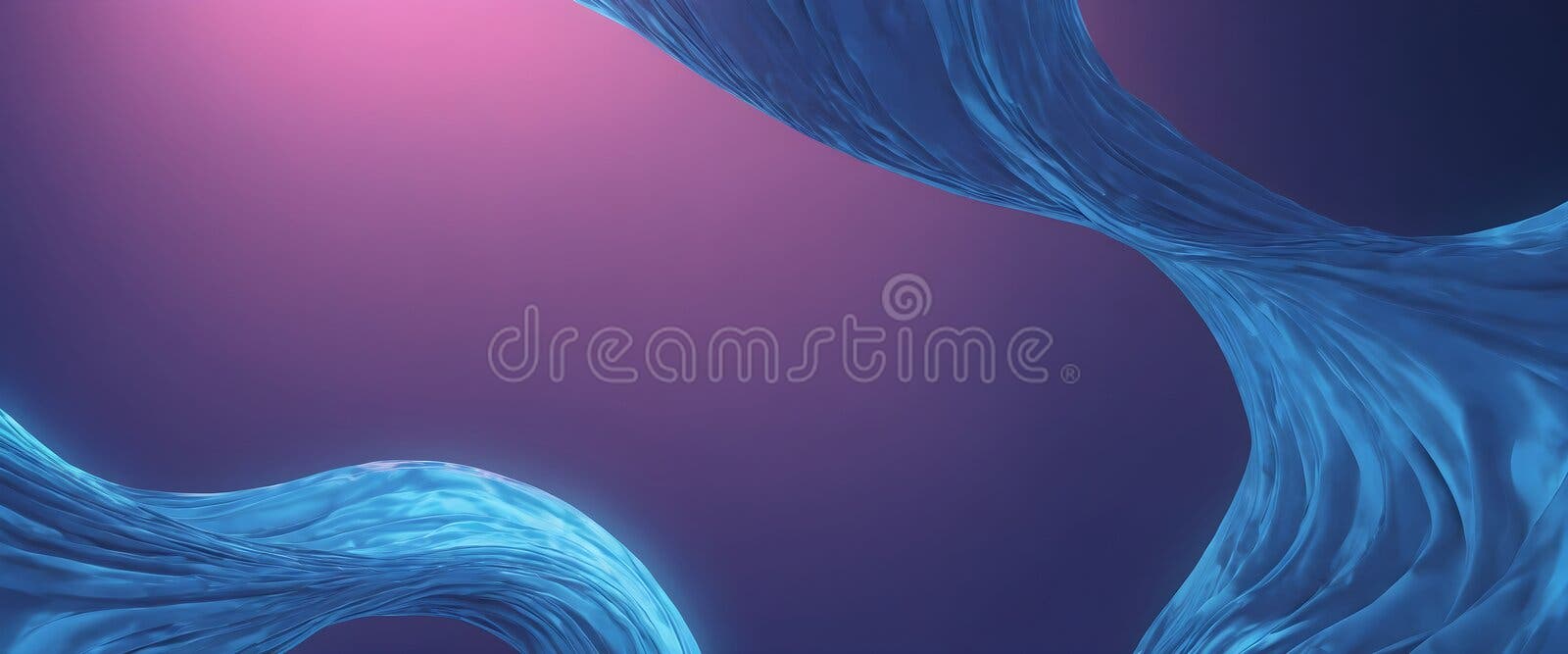 Blue Abstract Elegant Panoramic Background Design Stock Illustration ...