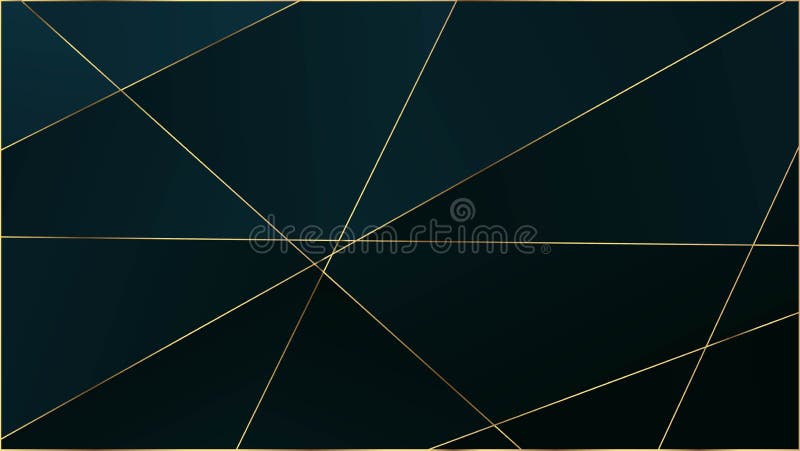 Blue Luxury Polygon Pattern. Elegant Dark Platinum Chic Shapes Poster ...