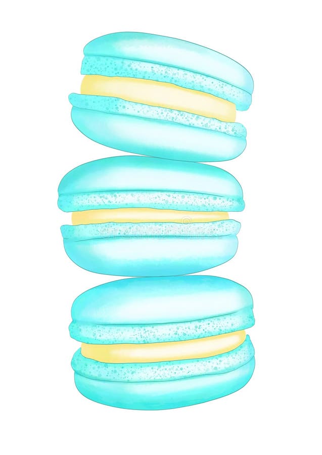 Macaroon Blue Yellow Stock Illustrations – 801 Macaroon Blue Yellow ...