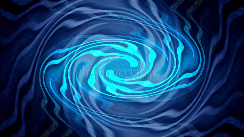 Blue Magic Arc. Abstract Magic Light Effect. Luminous Neon Arch Lines ...