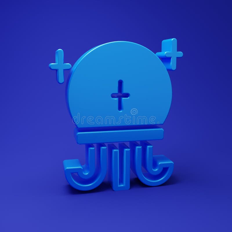 Blue Magic Arc. Abstract Magic Light Effect. Luminous Neon Arch Lines ...