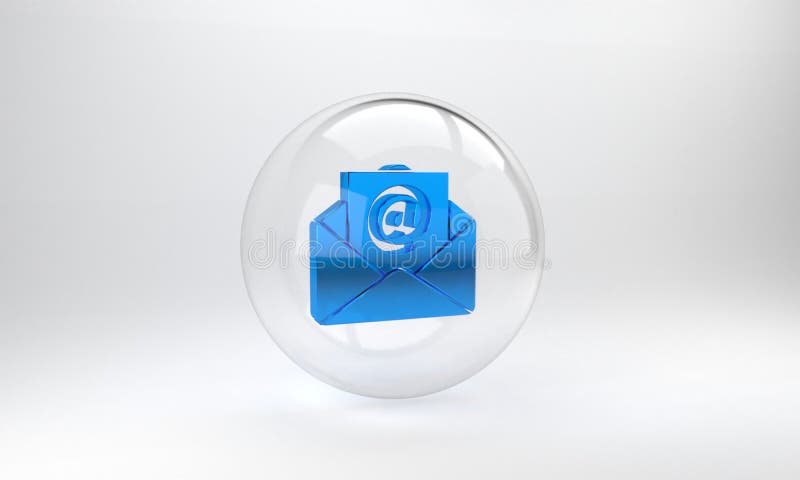 E Mail Envelope Button Icon Blue Stock Illustrations – 1,133 E Mail ...