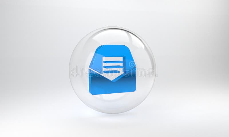 E Mail Envelope Button Icon Blue Stock Illustrations – 1,133 E Mail ...