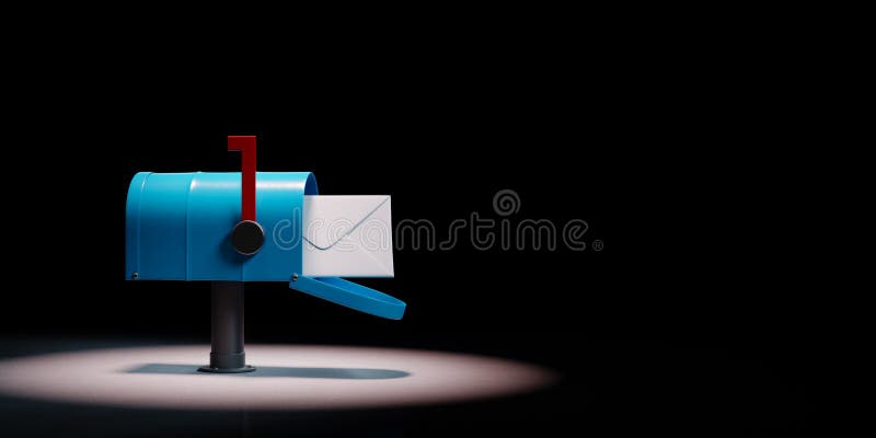 Lighted Mailbox Stock Illustrations – 1 Lighted Mailbox Stock ...