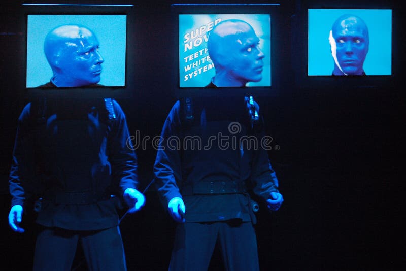 Blue Man Group editorial image. Image of dietrich, group - 10252755