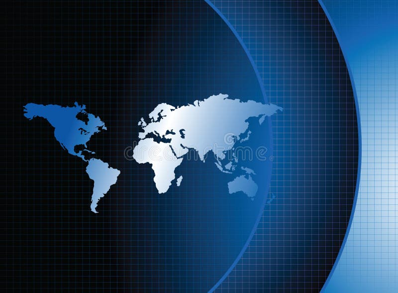 Blue map stock vector. Illustration of wallpaper, abstract - 8963694