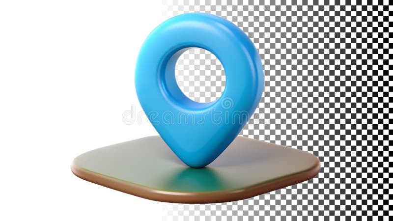 Blue Map Pin, Location Symbol, and Navigation Icon for Direction Png ...