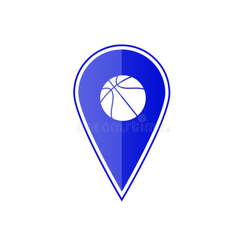 Blue Map Pointer with House. Vector Illustration Stock Vector ...