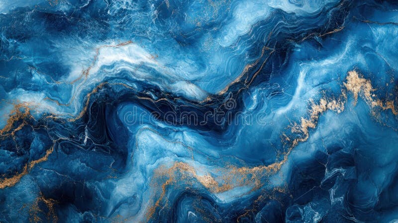 Blue Marble Background, a Beautiful Blue Marble Patterned Texture ...