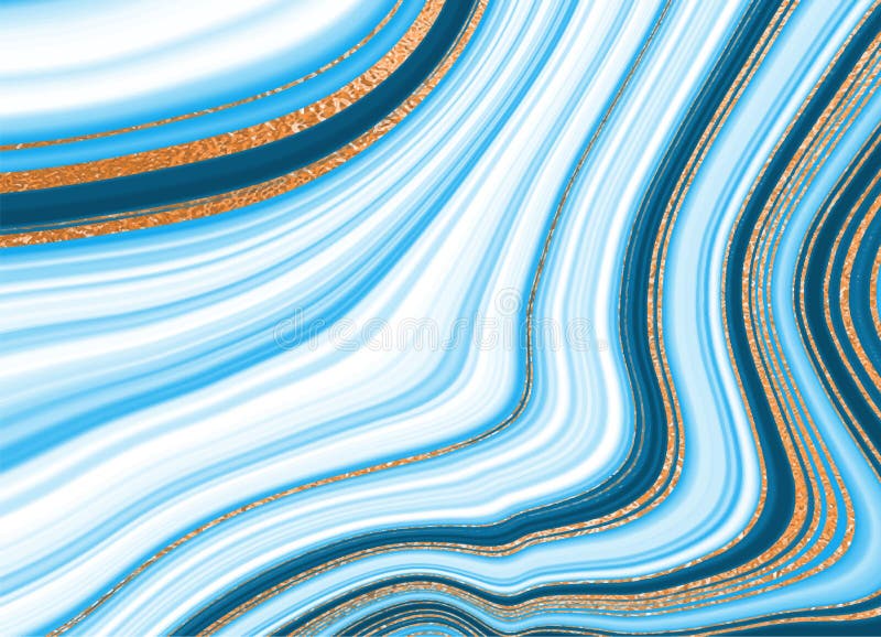 Blue Marble with Gold. Lustrous Marble Design. Subtle Transitions and ...