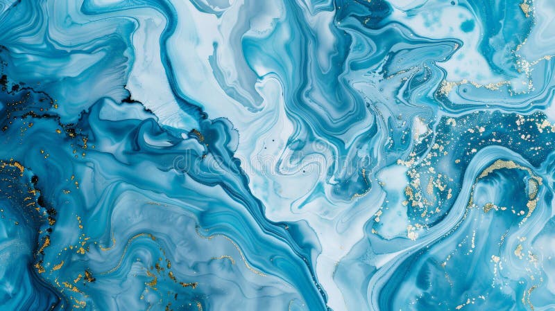 Blue Marble Pattern Texture Abstract Background Stock Image - Image of ...