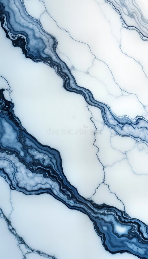 Blue Marble Slab Texture. Polished Stone Surface. Interior Design ...