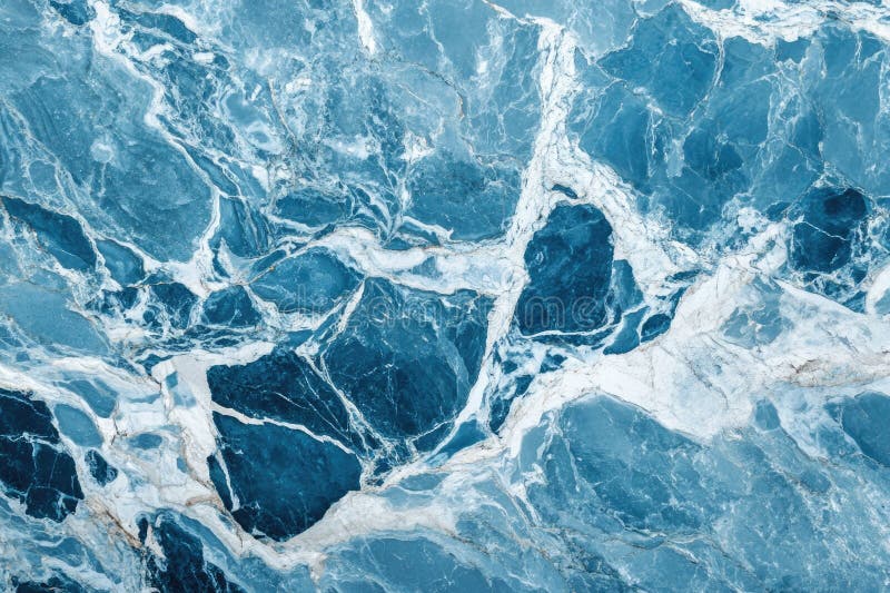 Blue Marble Surface Close Up Stock Photo - Image of surface, blue ...