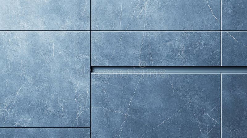 Blue Marble Tile Wall Texture Stock Illustration - Illustration of ...