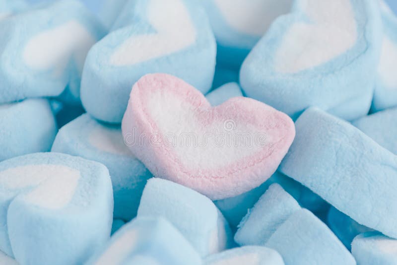 Blue Marshmallow Background Stock Image - Image of dessert, pattern ...