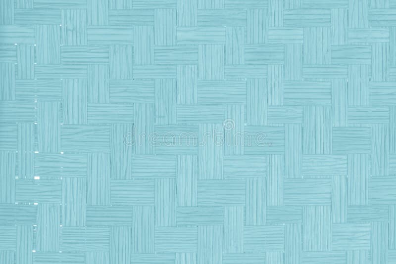 Blue Mat Traditional Handicraft Bamboo Weave Texture Background. Stock ...