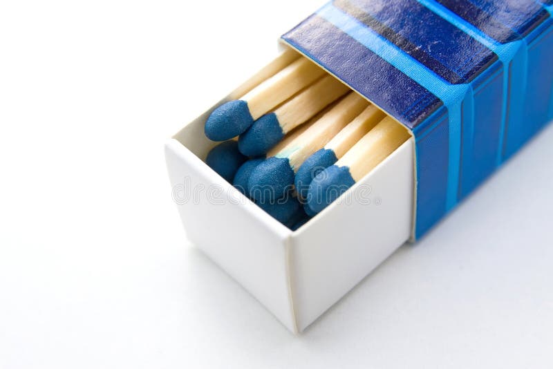 Blue matches stock photo. Image of sticks, stick, abstract - 8800186