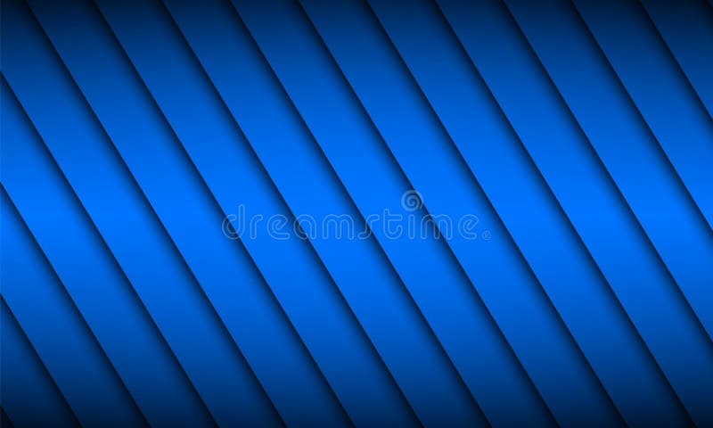 Blue Material Design Background with Diagonal Shadows Stock Vector ...