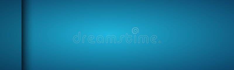 Blue Material Design Banner. Modern Web Header. Widescreen Vector ...