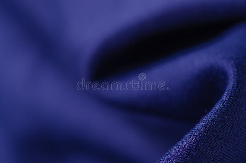 Blue Material Fabric Textile Texture Clothing Stock Photo - Image of ...