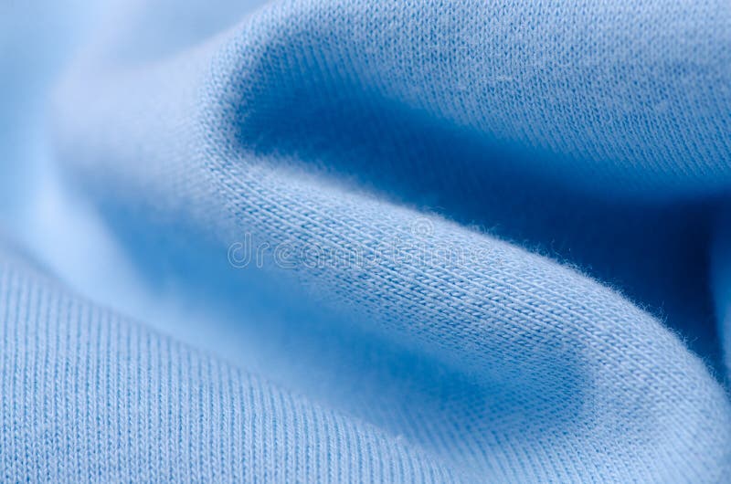 Blue Material Fabric Textile Texture Clothing Stock Photo - Image of ...
