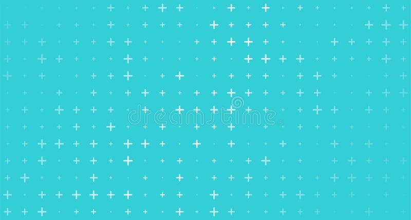Blue Mathematical Background with Plus Symbols. Random Plus Symbol ...