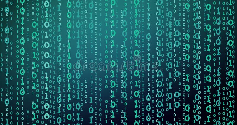 Animated Blue Matrix Wallpaper