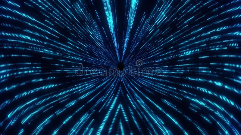 The Blue Matrix on a Black Background Stock Footage - Video of ...