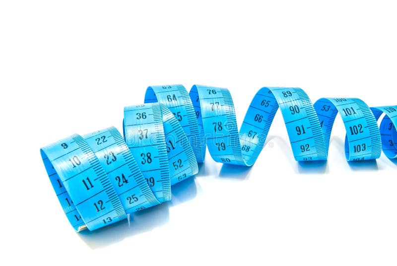 Blue Measuring Tape Closeup Stock Image - Image of measure, tool: 50749115