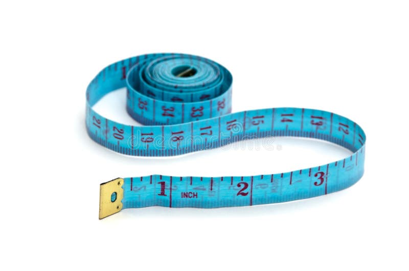 Blue measuring tape stock photo. Image of scale, measurement - 52790556