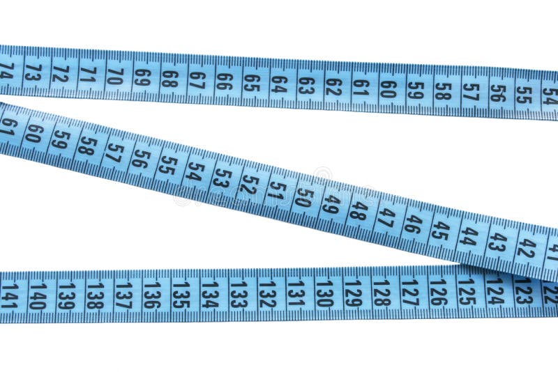 Blue measuring tape stock image. Image of size, volume - 32271669
