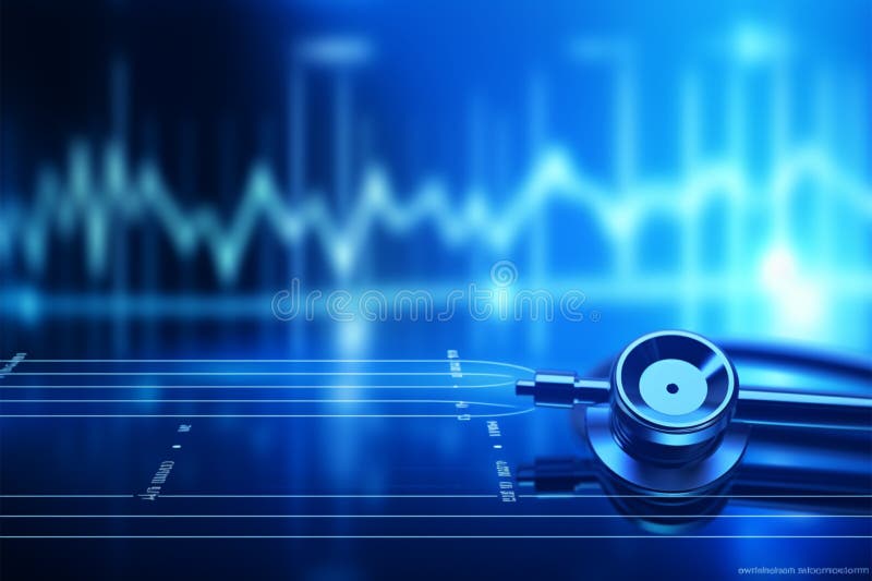 Blue Medical Background with Text Space Stock Illustration ...